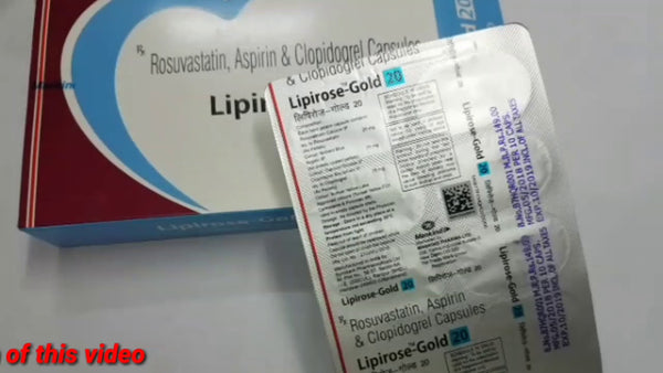 Buy Lipirose-gold 20 Capsule from Mankind Pharma Ltd in India