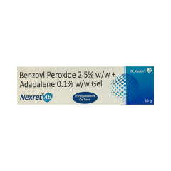 Buy Nexret Ab (2.5%+0.1%)gel 15g from Dr Reddy`s Lab in India