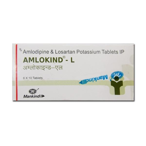 Buy Amlokind L Tab from Mankind Pharma Ltd in India