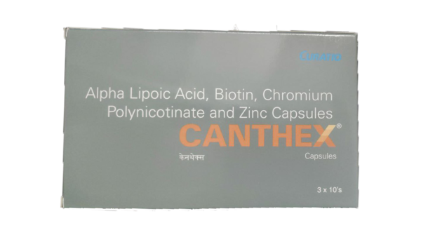 Buy Canthex Capsule 30's from Curatio Healthcare in India