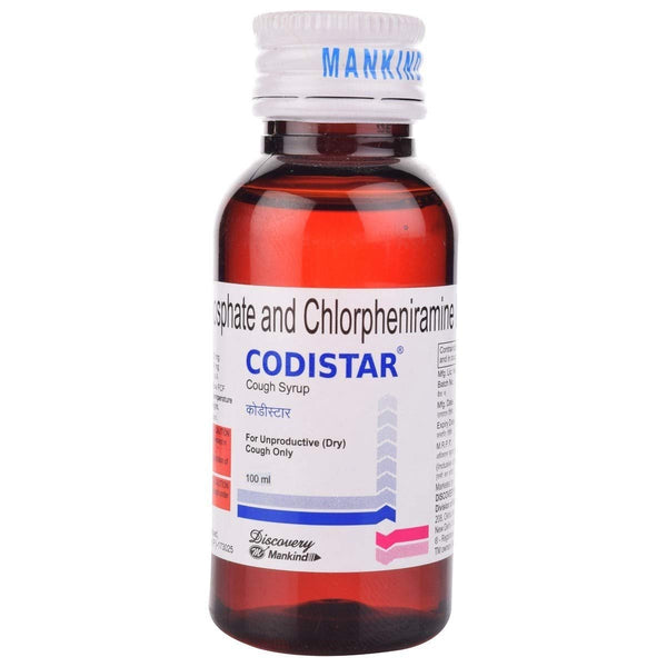 Buy Codistar Syrup 100ml from Mankind Pharma Ltd in India
