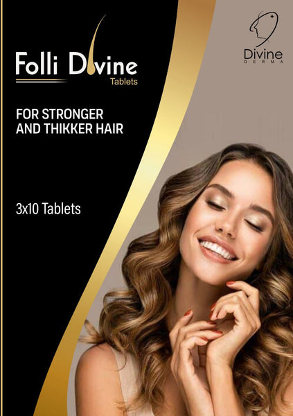 Buy Folli Divine Hair Tablets (3x10 Tablets) @ from Divine Derma