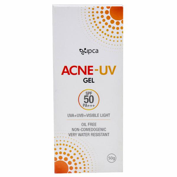 Buy Ipca Acne-UV Sunscreen Gel SPF 50 from Ipca Laboratories in India