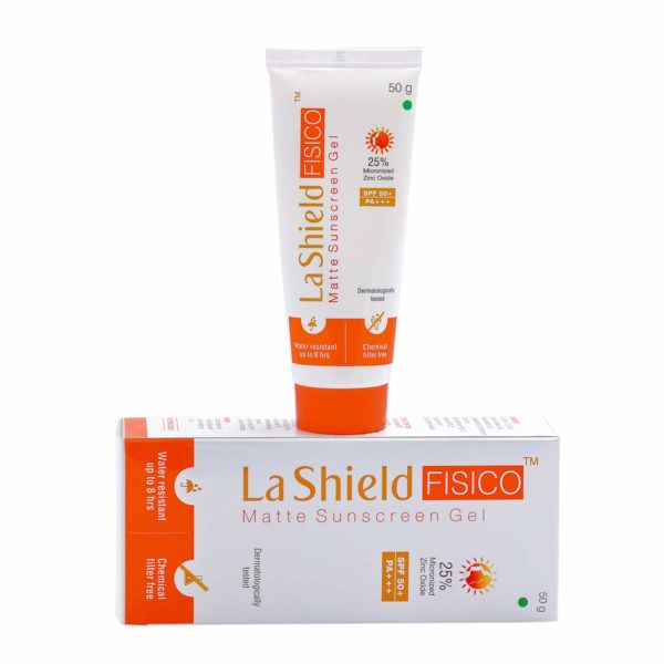 Buy La Shield Fisico Matte SPF 50 Sunscreen Gel from Glenmark ...