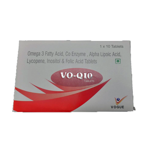 Buy Vo-Q10 Tablets from Vogue Pharmaceuticals in India